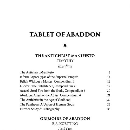 ABADDON: The Angel Of The Abyss, Compendium 4 | Nine Demonic Gatekeepers