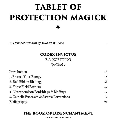 The Protection Magick Spellbook | E.A. Koetting, Maggie Moon ...